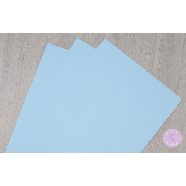Coloured Card 160gsm Sky Blue – mycraftcupboard.co.uk